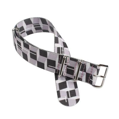 China Nato Style Nylon Strap Watch Bands , 20mm Lady Watch Strap Print Pattern for sale