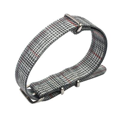 Cina Cinturini di nylon della cinghia dell'impianto a scacchiera, cinturino del Velcro di 22mm in vendita