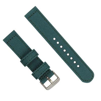 Cina Due pezzi di 24mm di colore verde scuro duro dei cinturini in vendita