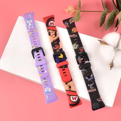 China Zweetbewijs 21mm de Band van het Siliconehorloge met Plastic Greep Te koop