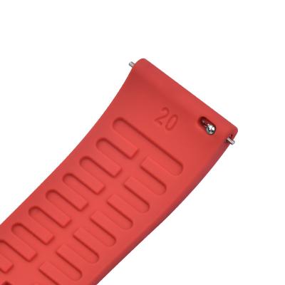 China Snelle Versie 20mm van ROHS Riem van het Silicone de Rubbersmart watch Te koop