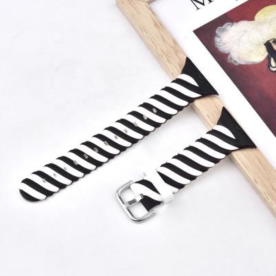 China De douane drukte 38/40mm 42/44mm Apple de Band van het Horlogesilicone Te koop