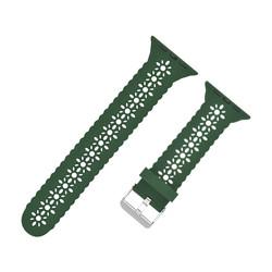 China Faixa de relógio cinzelada 38mm da borracha de silicone 42mm para o relógio 7 de Apple 6 5 4 3 2 1 à venda