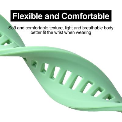 Cina progettazione rispettosa dell'ambiente del rilascio rapido del cinturino di orologio del silicone di 20mm in vendita