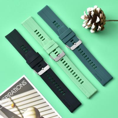 Cina progettazione rispettosa dell'ambiente del rilascio rapido del cinturino di orologio del silicone di 20mm in vendita