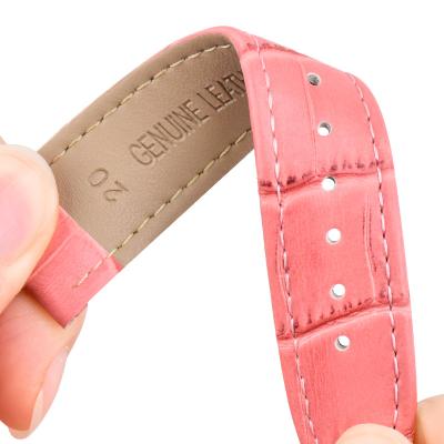 Cina Cinturino di orologio su ordinazione della pelle bovina 12-24mm, cinturino di cuoio molle impermeabile in vendita
