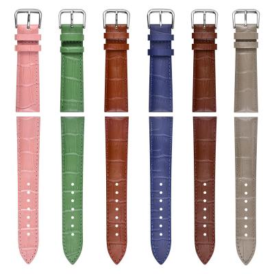 Cina Cinturino di orologio su ordinazione della pelle bovina 12-24mm, cinturino di cuoio molle impermeabile in vendita