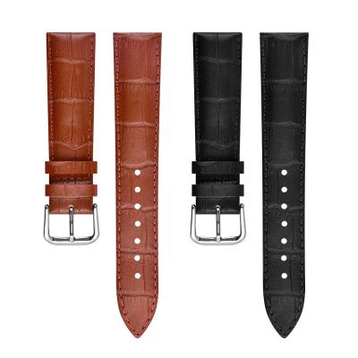 Cina Cinturino di orologio su ordinazione della pelle bovina 12-24mm, cinturino di cuoio molle impermeabile in vendita