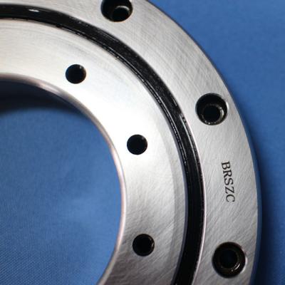 China RU297 crossed roller bearings 210x380x40mm slewing ring with mounting holes for sale