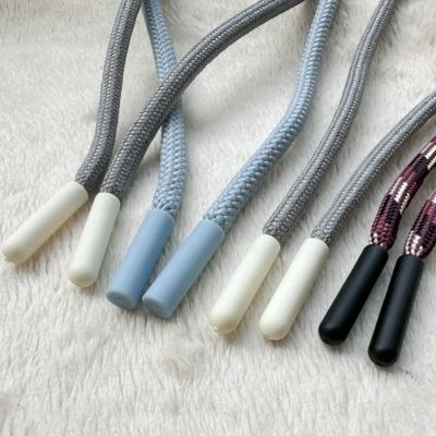 China 70cm Draw String Cord With Plastic Tips Shoe Lace For Garments Or Shoes for sale