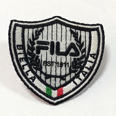 China Washable Custom Heat Press 3d Puff Logo Badges Embroidered Patch Sew On Or Iron On Clothing for sale