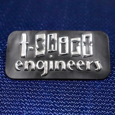 China Iron on TPU Heat Transfers Patches Manufacturer Custom Printed 3D Emboss TPU Heat Transfer Label for T-Shirt for sale