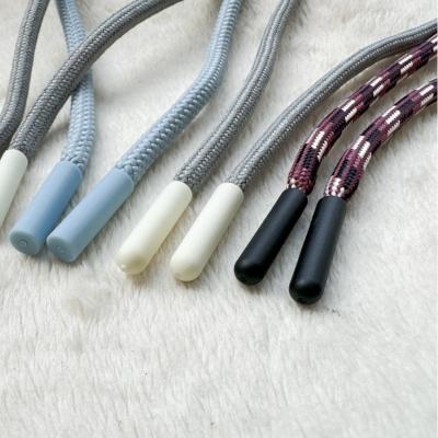 China Custom Polyester Draw Cord with Metal Tips for Hoodies Bags Shoes for sale