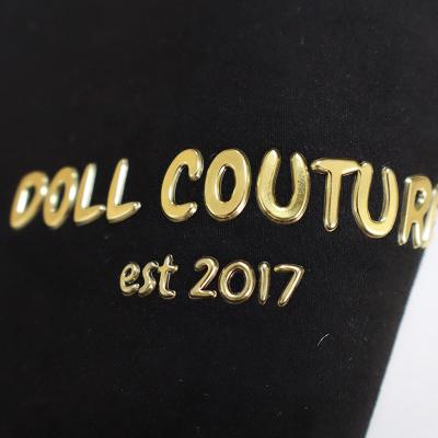 China Custom Design 5*6CM Size 1000pcs MOQ 3-5 Working Days Sample Time Silicone Heat Transfer Label and 3D Silicone Patch for sale