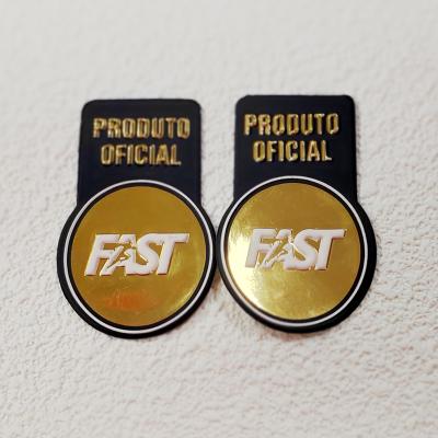 China Factory Custom Soft TPU Patch Waterproof Embossed Badges TPU Heat Transfer Labels for Garment for sale