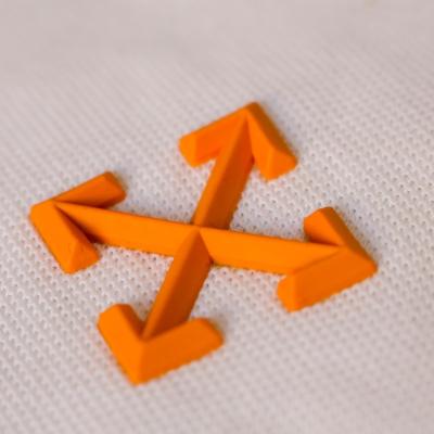 China 3D Custom Logo Washable Silicone Heat Transfer Label for Clothing and Accessories for sale