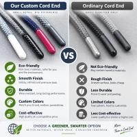China Customized Diameter Silicone Dipped Tips OEKO Certified Draw String Cord for Garments and Shoes for sale