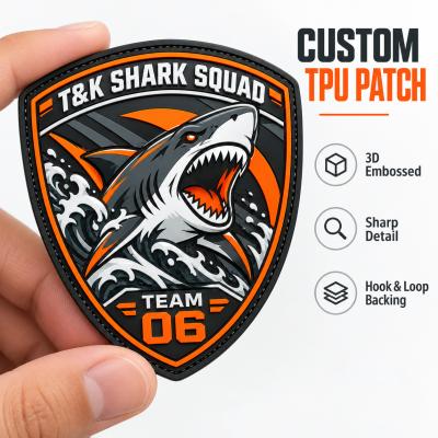 China Custom 3D Raised Logo PVC Patches with Washable Screen Printing Labels for Clothing for sale
