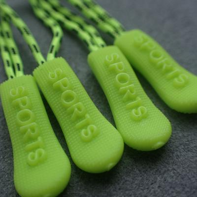 China Eco Friendly Sportwear TPU Zipper Slider Puller for sale