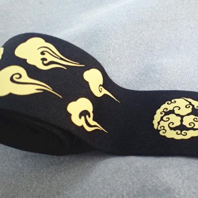 China Eco Friendly Multicolor 3D Silicone Printed Elastic Band for sale