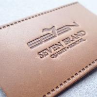 China Heat Press Embossed Leather Patches for sale