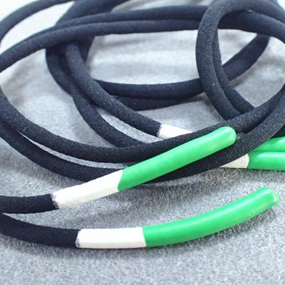 China Silicone Tips 140cm Braided Elastic Cord For Shoes for sale