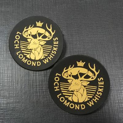 China Heat Press Transfer 3D Textured Logo Soft Plastic Pvc Patch For Clothing for sale