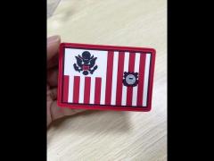 Factory Custom 3D Soft PVC Silicon Rubber Clothing Brand Logo Label Badge for Clothing Label Use