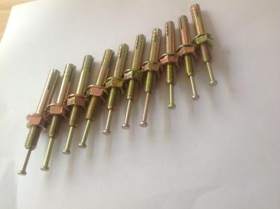China Zinc Planted Hammer Set Concrete Anchors With 30-300mm Length , 6.8 8.8 10.9 12.9 Standard for sale