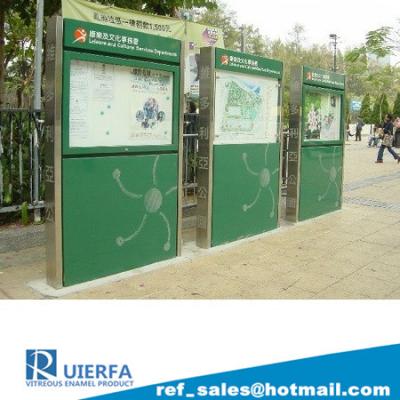 China Vitreous enamel sign factory China/Fire resistant & water resistant panel for Street Signage  A9 for sale