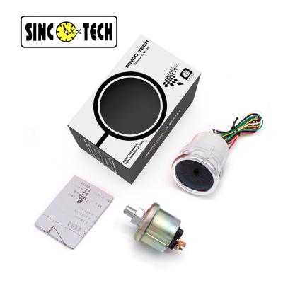 Cina 6146T Sinco Tech Oil Press Gauge Meter Auto Mobile Pointer Display 52mm Car in vendita