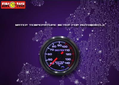 China 12v Auto Water Temperature Gauge Low Noise Aluminum Coolant Temperature Gauge for sale