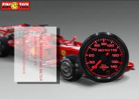 China 40 -140 ℃ Car Oil Temperature Gauge Circle Meter Single Pointer Single Function for sale