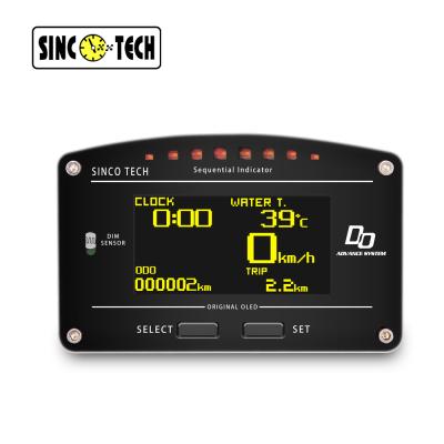 China Digital Exhaust Gas Temperature Gauge Turbo Psi OLED Display Car Dashboard for sale