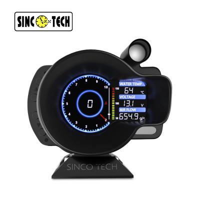Multifunktionsauto Hud OBD2 des messgerät-Do916 Doppelt-Schirm-Tachometer-Selbstmeter