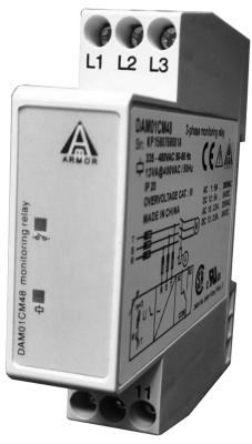 China Three Phase Monitoring Relay DAM01CM48 for sale