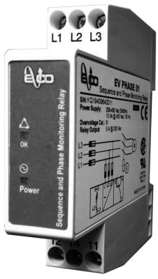 China Three Phase Monitoring Relay EVCO EV PHASE01 for sale