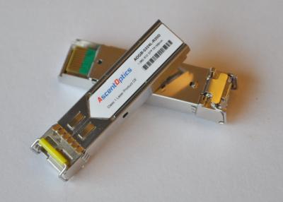 中国 1000BASE-BX10-D/U J9142B のための 1490TX/1310RX HP のトランシーバー モジュール 10KM 販売のため