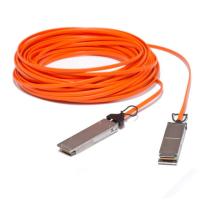 China 40GBase AOC QSFP+ direct-attach Active Optical Cable, 50-meter for sale