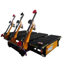 China Mobile CNC Glass Cutting Machine , Automatic Loading Machine Breakout Table for sale