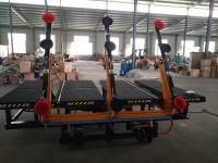 China Mobile CNC Glass Cutting Machine , Automatic Loading Machine Breakout Table for sale