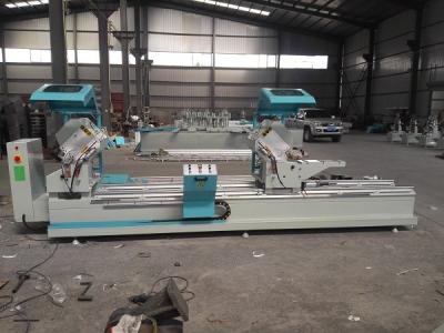 Cina La porta di alluminio e la finestra di CNC di alta precisione che fanno il taglio a macchina della testa del doppio hanno visto in vendita