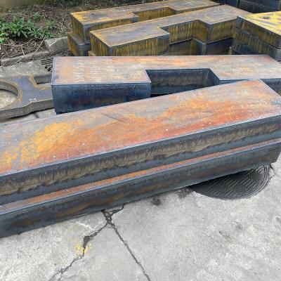 China Carbon Steel Plate Custom Flame Cutting Custom High Precision Steel Plate Parts For Mechanical Equipment for sale