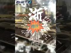 Partes de corte de placas metálicas personalizadas de acero al carbono que irradian muchos campos industriales