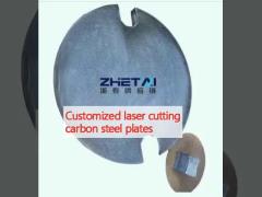 Placa de corte de aço carbono de corte a laser personalizada