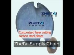 customized laser cutting carbon steel cutting plate