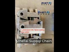 customized cnc flame cutting steel plates
