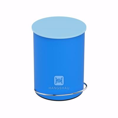 China creative idea colorful trash can dust bin rubbish pail 3L for sale