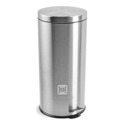 China 30L anti-fingerprints oil spraying matte kitchen garbage bin for sale