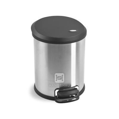 China 5L anti-fingerprint pedal bin for sale